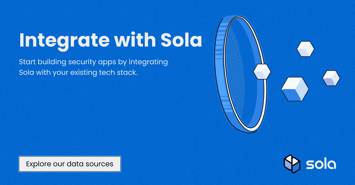 Browse Sola integrations - Sola Security